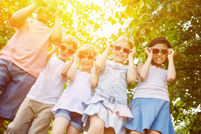 Cool Group of Kids As Interracial Friends Stock Image - Image of ...