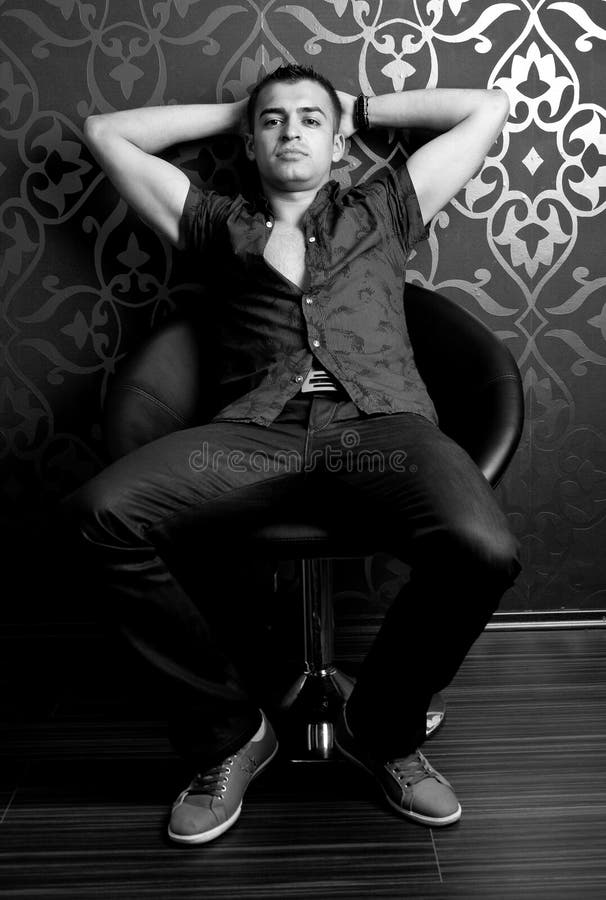 Cool guy stock image. Image of black, confidence, casual - 14793531