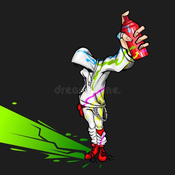 Spray Painting Boy Stock Illustrations – 180 Spray Painting Boy Stock ...