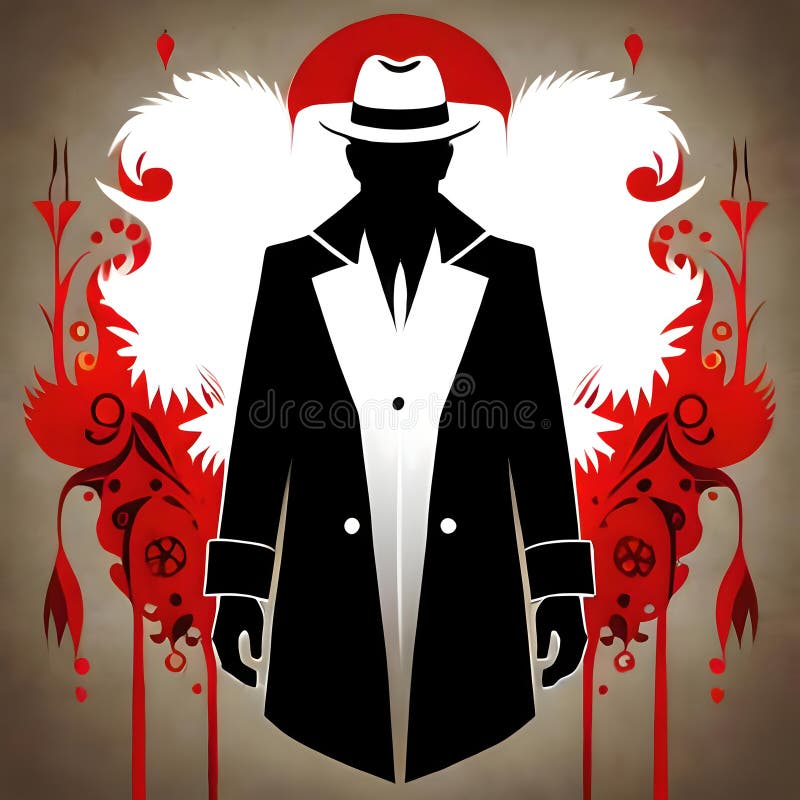 Cool Guy Illustration - Ai Generated Image Stock Illustration ...