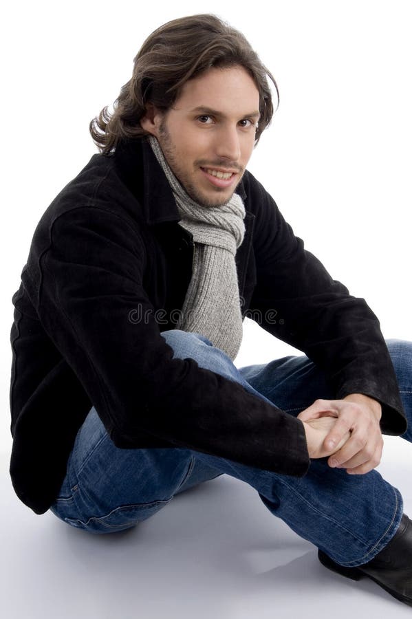 Cool Guy Wearing Winter Clothes Stock Photo - Image of studio ...