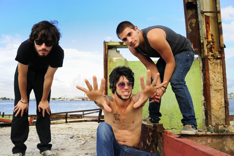 Cool guys stock image. Image of group, modern, students - 10021085