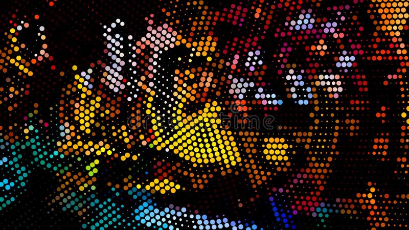 Cool Halftone Dots Background Vector Art Stock Vector - Illustration of ...