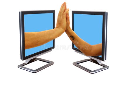 Cool handshake stock photo. Image of digital, desktop - 2030324