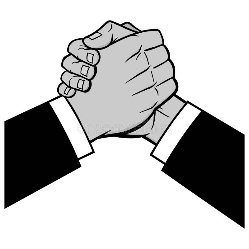 Cool Handshake Icon stock vector. Illustration of businessman - 53833687