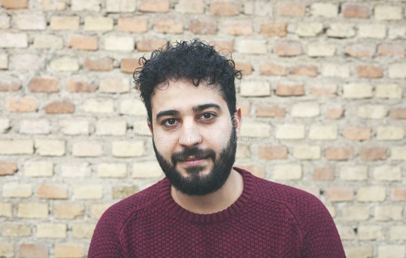 Cool Handsome Guy with Beard. Stock Image - Image of cheerful, fashion ...