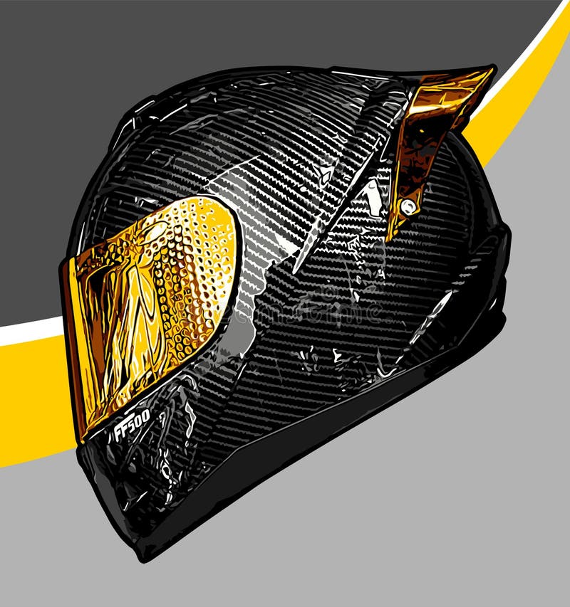 Black Full Face Motorcycle Helmet Stock Illustrations – 182 Black Full ...