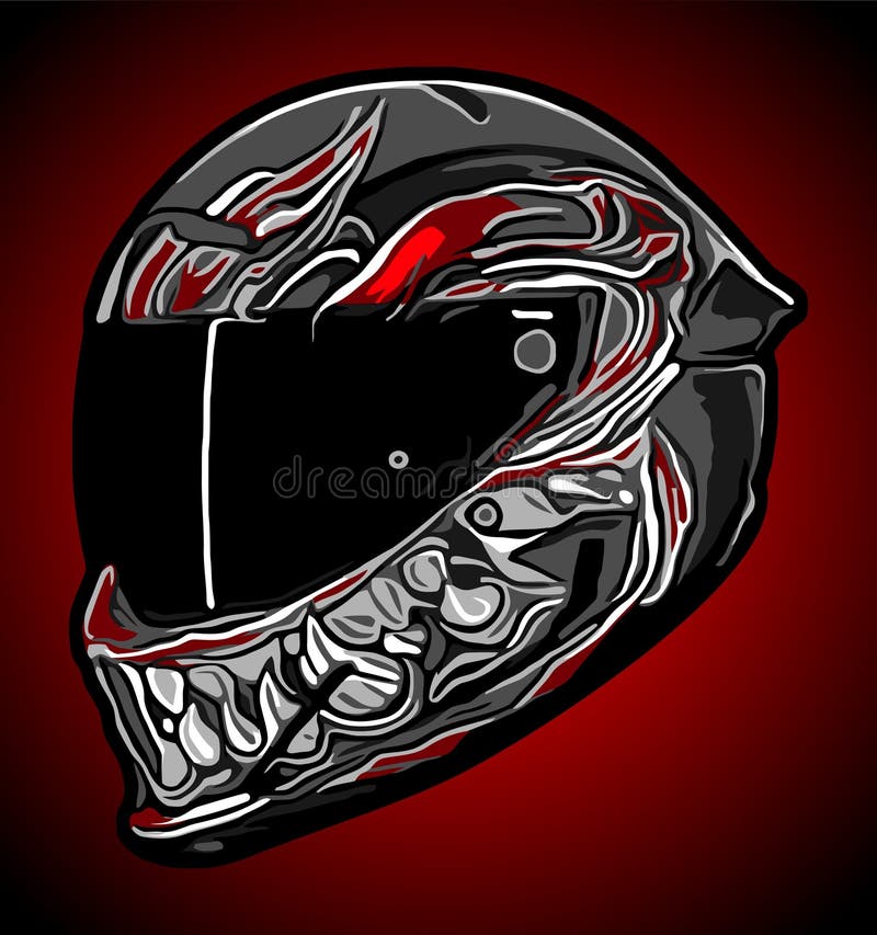 A cool helmet stock vector. Illustration of cartoon - 260400180