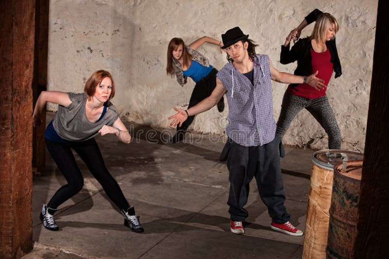 Cool Hip Hop Dancers stock photo. Image of crew, lady - 25739656