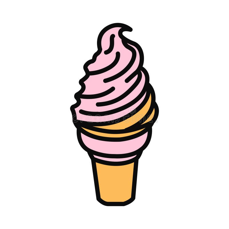 Cool, Ice Cream, Cold Summer Dessert Cream, Delicious Ice Cream Icon ...