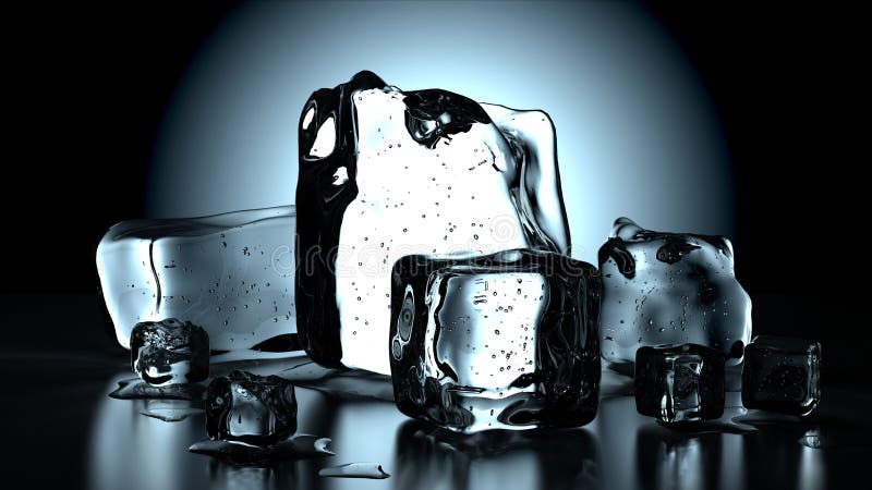 Cool ice cubes stock illustration. Illustration of water - 22287129