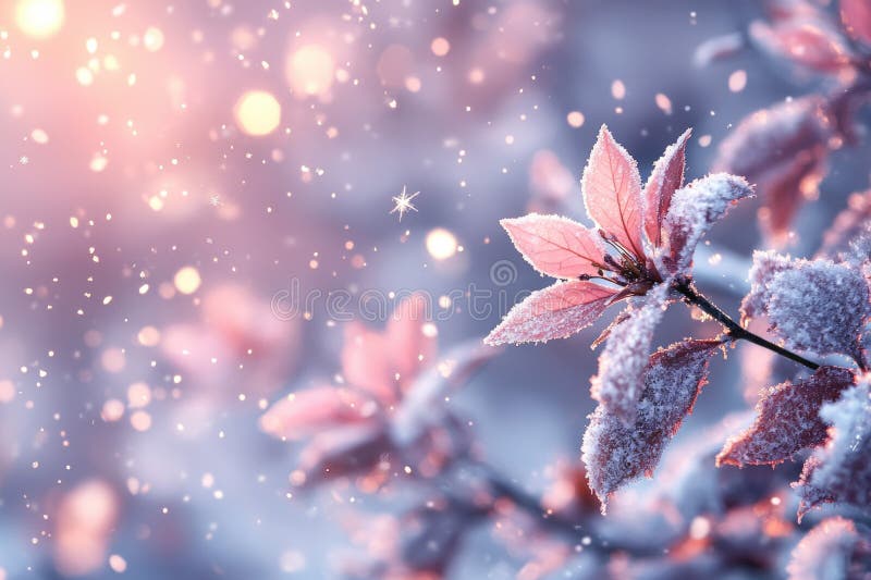 A Cool Ice Snow Background Evoking Winter Chill and Beauty. Stock Image ...