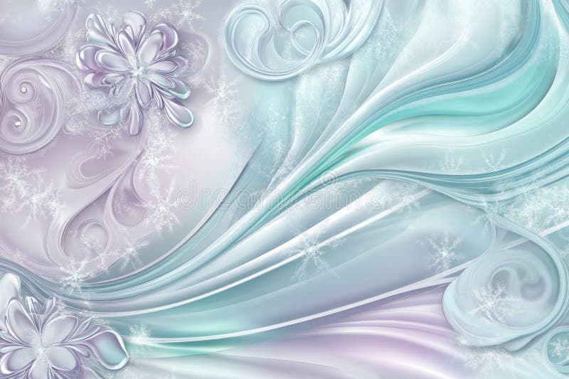 A Cool, Icy Combination of Mint, Lavender, and Silver with Smooth ...