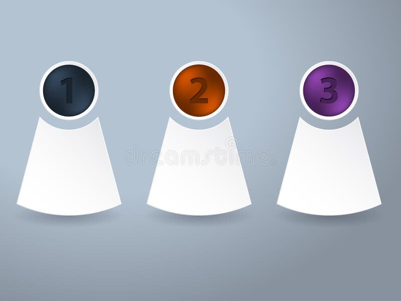 Cool Infographics with 3d Buttons Stock Vector - Illustration of label ...