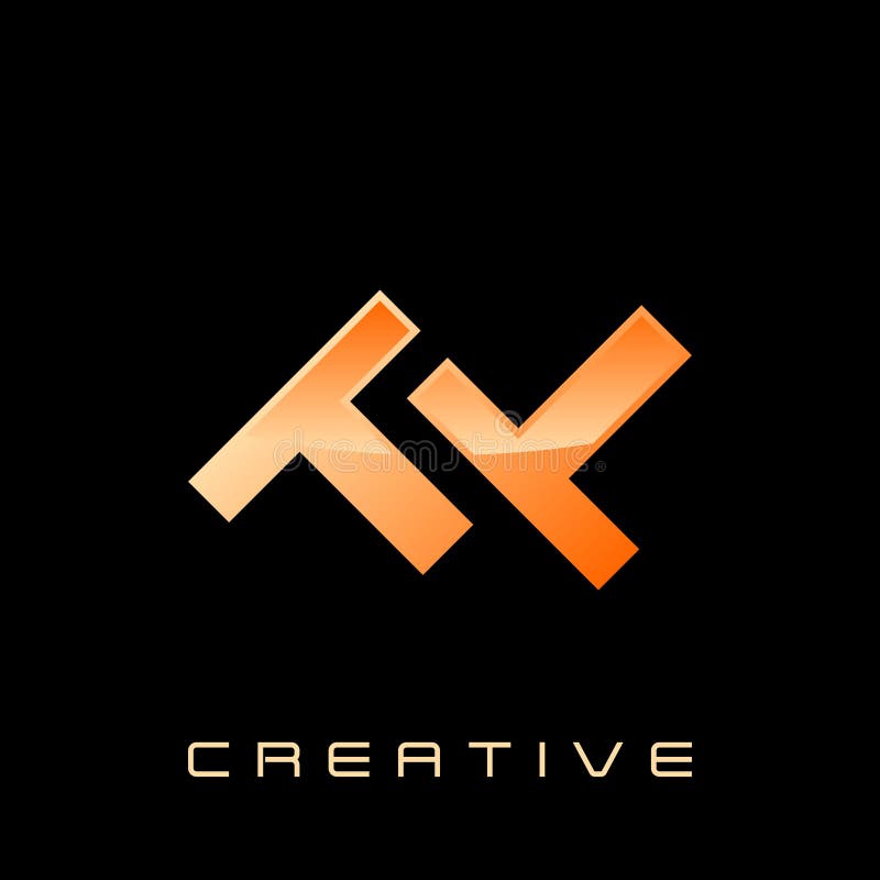 Cool Initial TT Geometric Modern Business Icon Logo Design Stock Vector ...