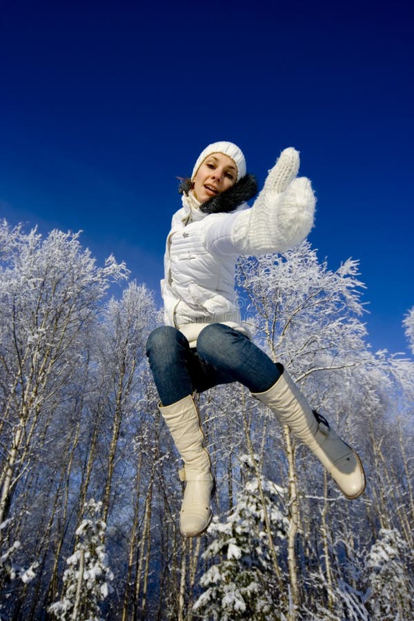 Cool jump stock photo. Image of female, enjoyment, jumping - 7792728