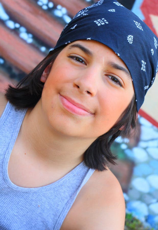 Cool Kid Headshot stock image. Image of modern, trendy - 5124041