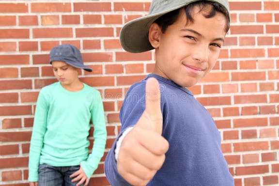 Cool kids stock photo. Image of boys, brothers, standing - 16827114