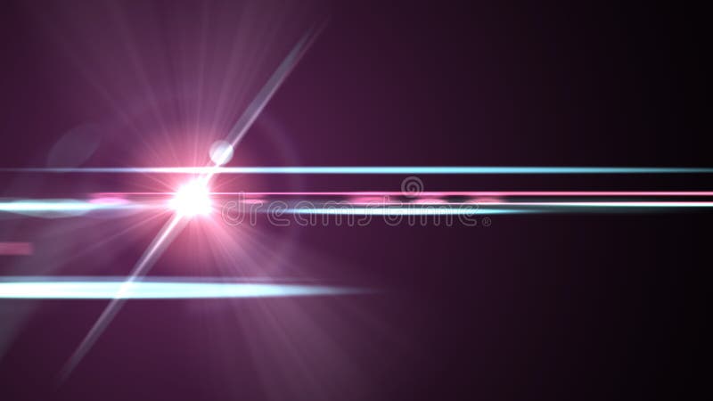 Cool Lens Flare Transition with Alpha Channel for Video Editing Stock ...
