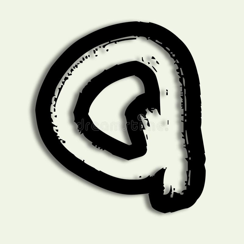 Cool Letter font stock illustration. Illustration of consonant - 84590934