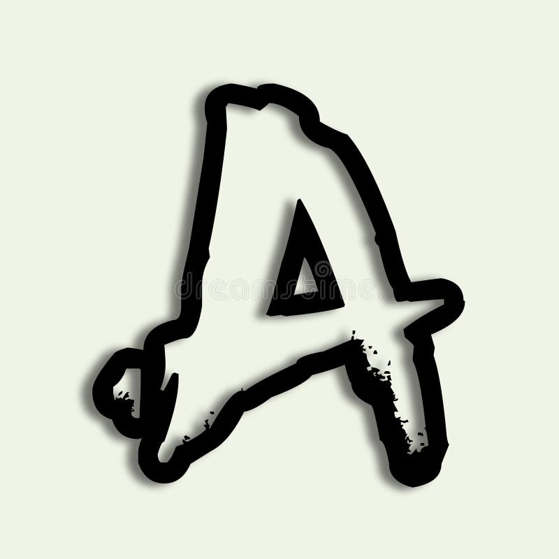 Cool Letter font stock illustration. Illustration of carpet - 84595587