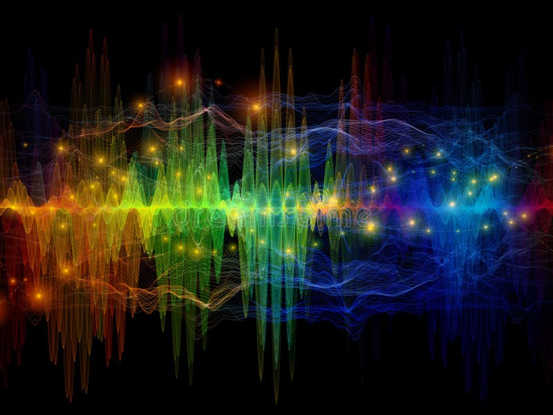 Cool Wave Particle stock illustration. Illustration of generate - 34913303