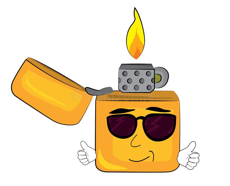 Lighter cartoon stock illustration. Illustration of graphics - 48180494