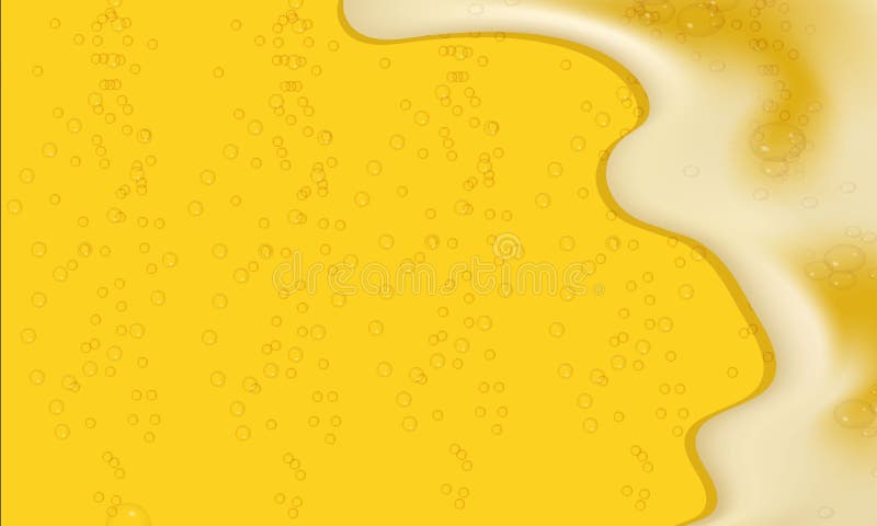 Cool Liquid Drink.Vector Illustration of Realistic Light or Dark Beer ...