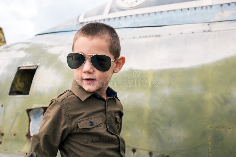 Cool little pilot stock image. Image of activity, airport - 46194277