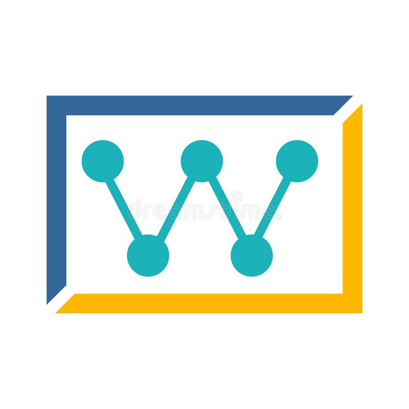 Cool Logo with a Nice Color Combination Stock Illustration ...