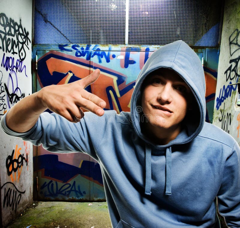 Cool looking hooligan stock photo. Image of male, dance - 8266754