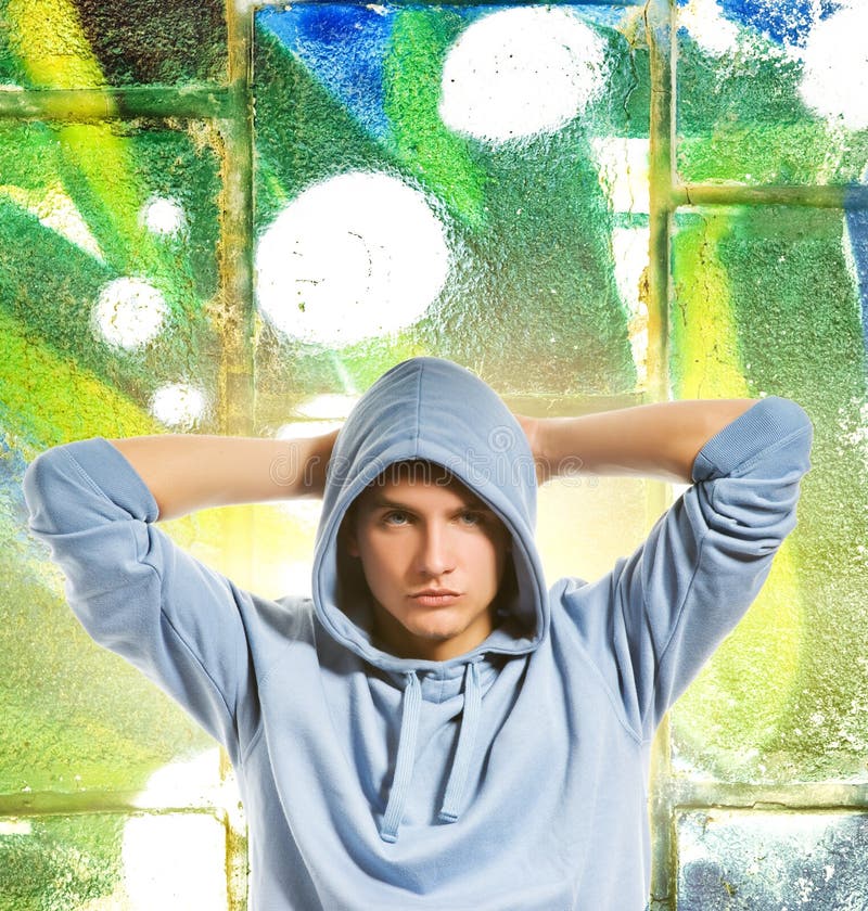 Cool looking man stock photo. Image of style, artist, male - 6998352