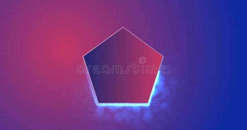 Cool-looking Screen-loading Smartphone Booting Animation of a Pentagon ...