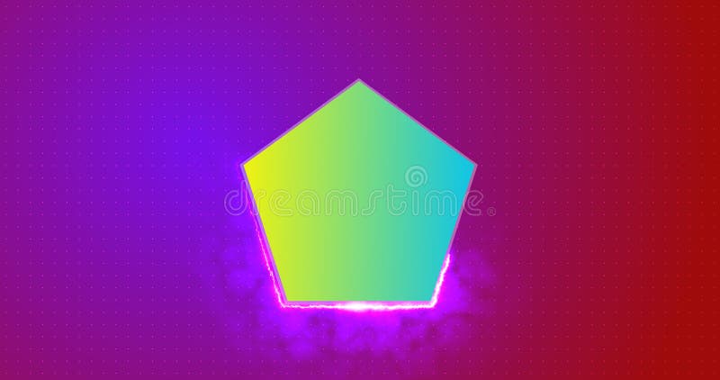 Cool-looking Screen-loading Smartphone Booting Animation of a Pentagon ...