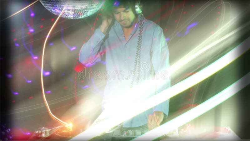 Cool DJ in bar stock footage. Video of beat, patio, male - 36632772