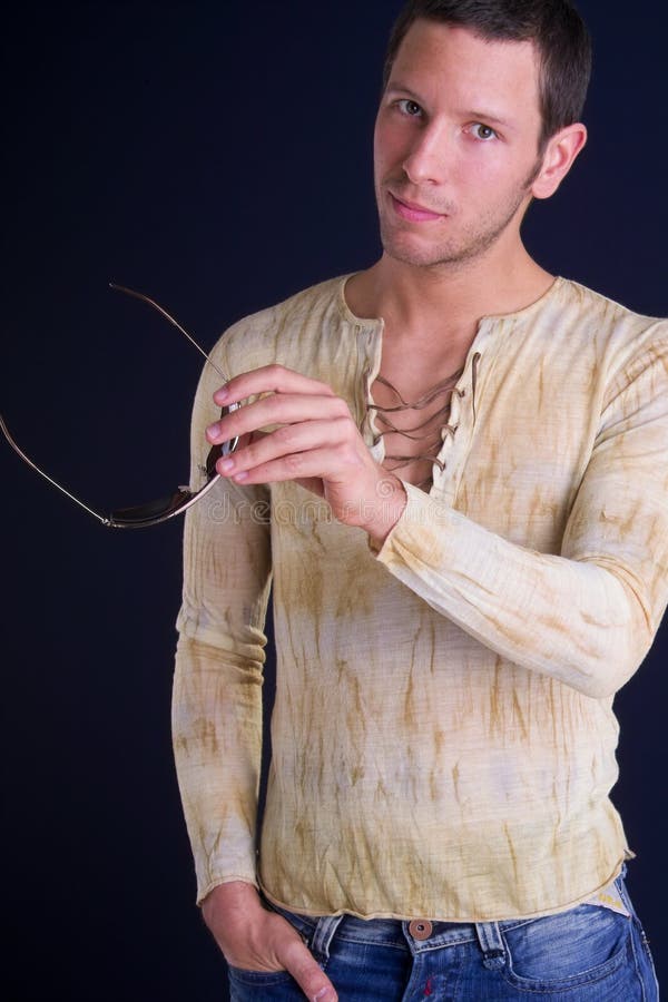 Cool man stock photo. Image of male, hair, model, handsome - 1999286