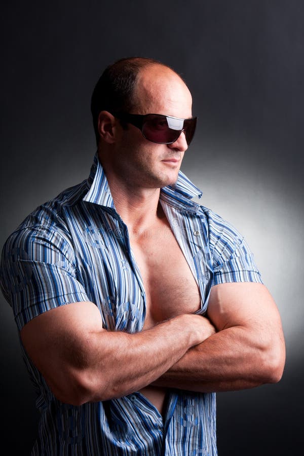 Cool man stock photo. Image of model, cool, bicep, bodybuilder - 20144648