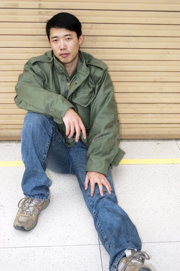 Cool man stock image. Image of blue, fashion, yellow, portrait - 7359797