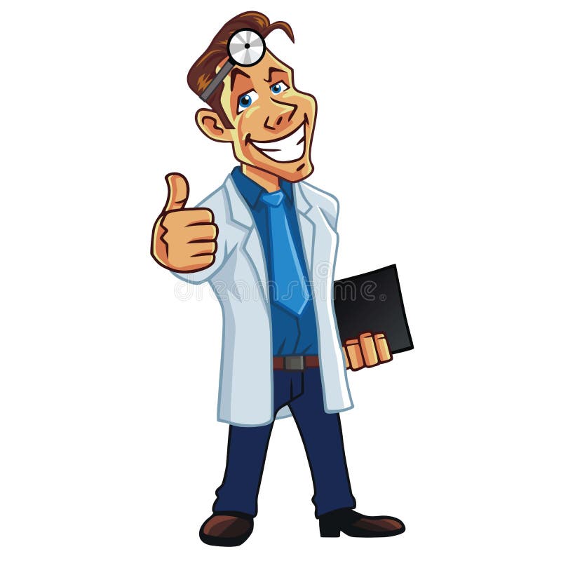 Cool Medical Doctor Cartoon Stock Vector - Illustration of practitioner ...