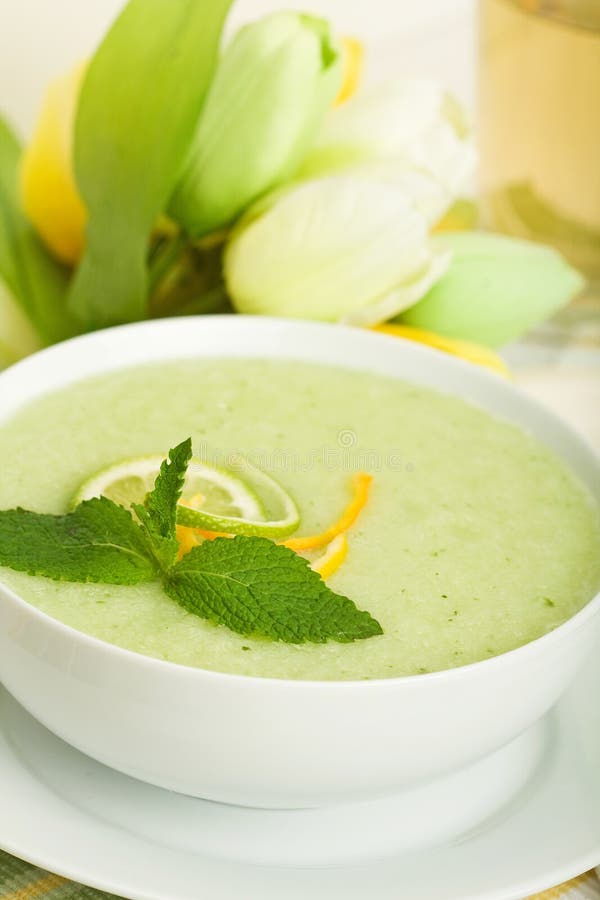 Cool Melon Soup stock image. Image of dessert, melon, refreshing - 8834229