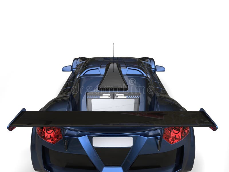 Sport Supercar Back View Stock Illustrations – 726 Sport Supercar Back ...