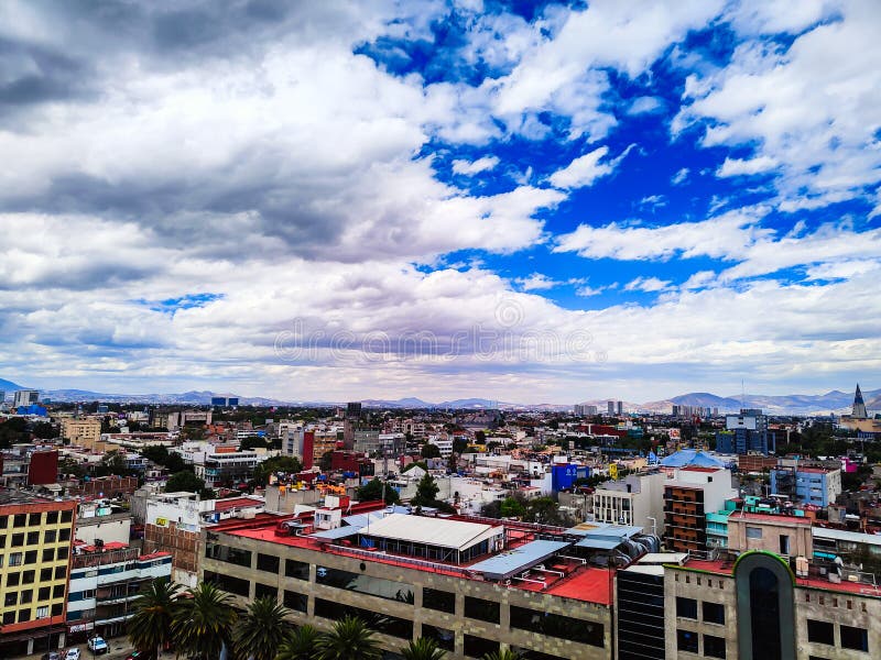 Cool Mexico City View from the Top Stock Image - Image of skyline, town ...