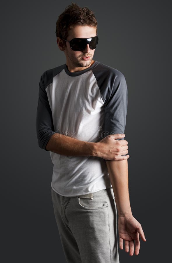 Male model posing stock image. Image of attractive, fashionable - 10782525