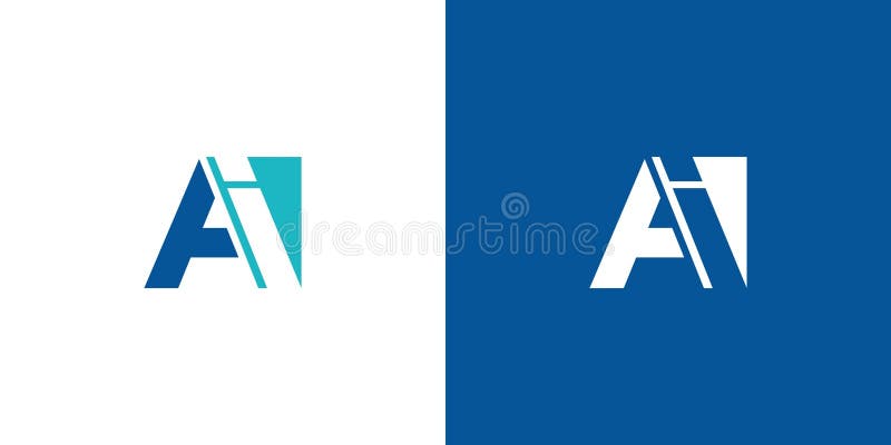 Cool and Modern AI Logo Design Stock Vector - Illustration of design ...