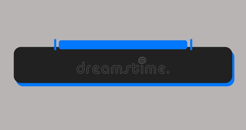 Cool and Modern Designed Lower Third in High-resolution. Blue and Grey ...