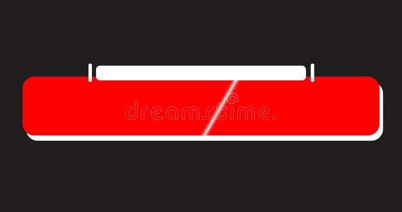 Cool and Modern Designed Lower Third in High-resolution. Red and White ...