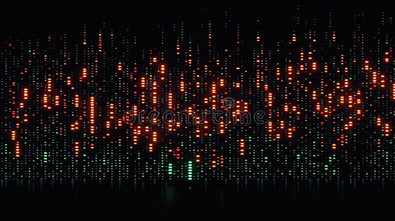 A Cool Modern Radiant Falling Matrix Wallpaper, Ai Generated Image ...