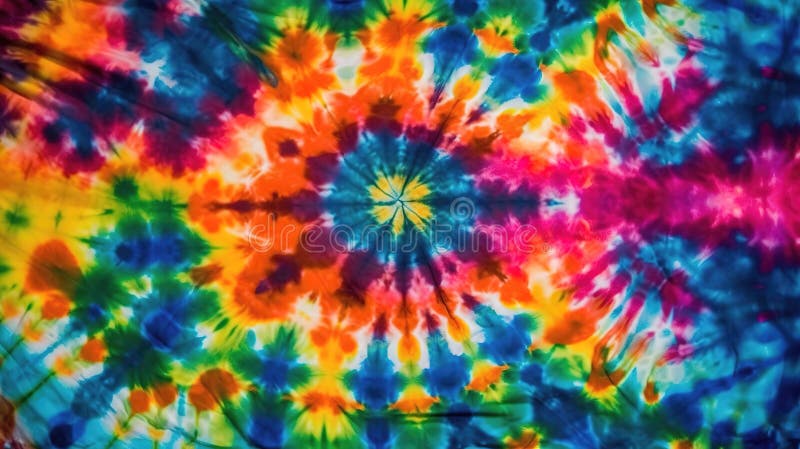 Cool Modern Tie Dye Pattern Illustration in Colorful Style, Ai ...