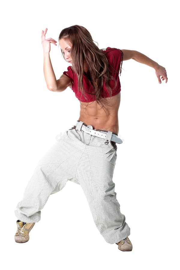 Cool modern woman dancer stock image. Image of fitness - 12356451