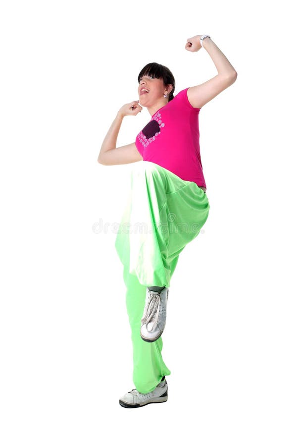 Man is warming up stock photo. Image of brunette, house - 3024054